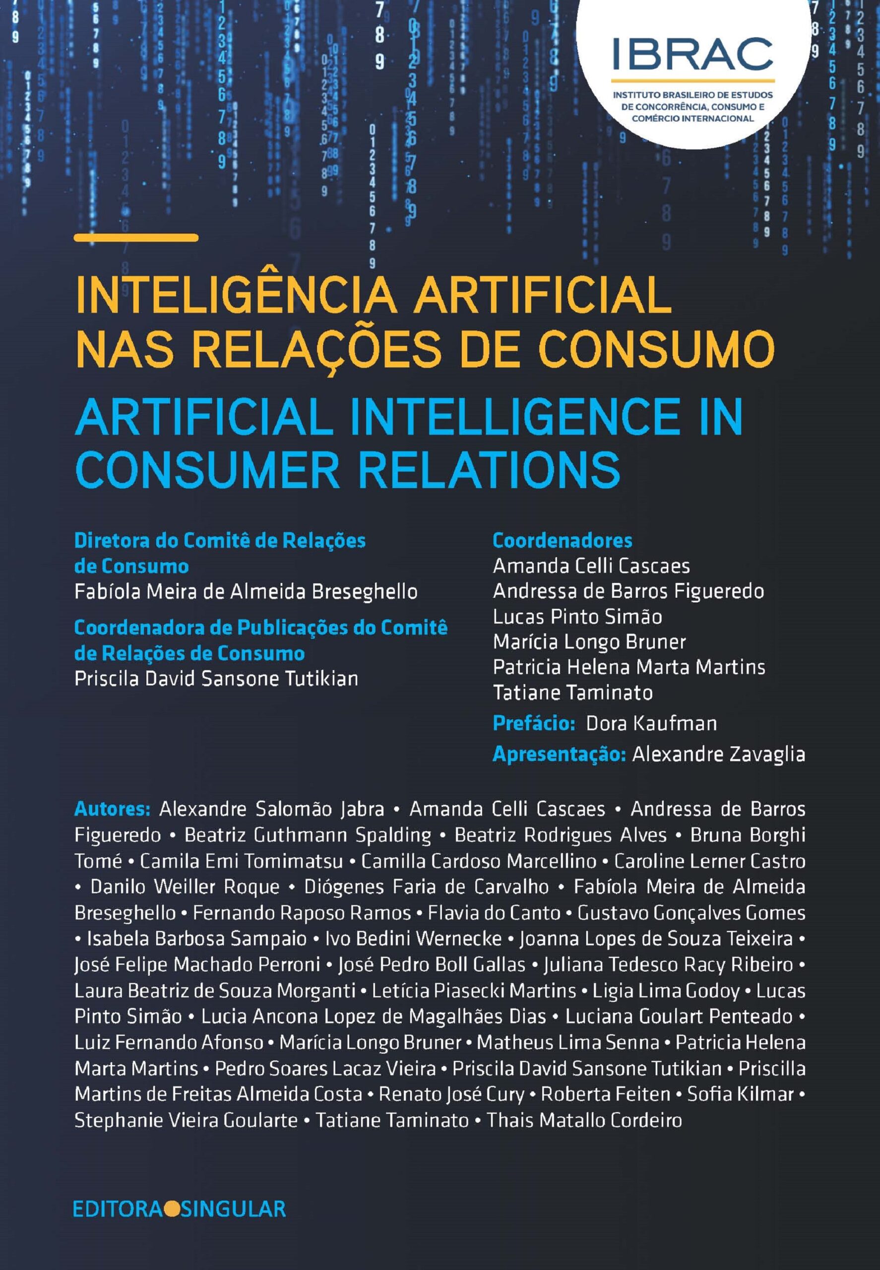 Inteligência artificial nas relações de consumo – Editora Singular